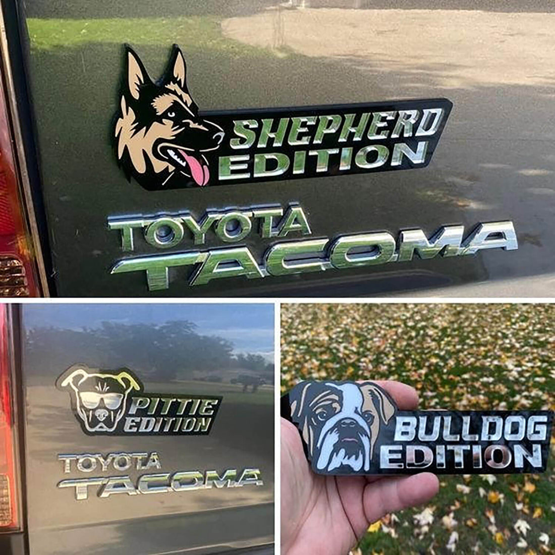 Dog Car Badge Laser Cutting Car Emblem – Nberd