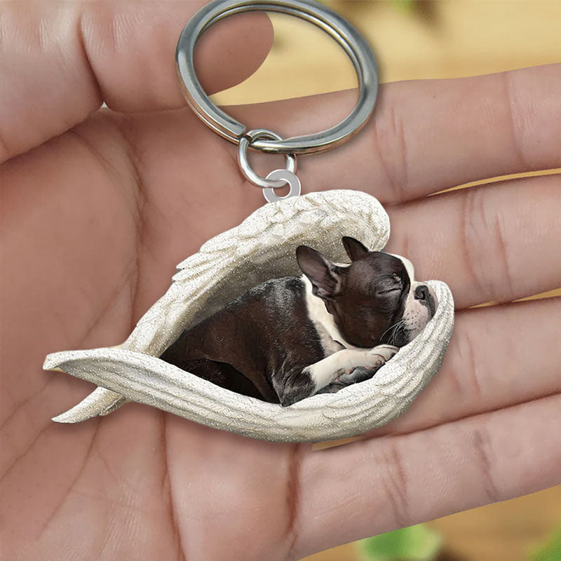 Sleeping Angel Acrylic Keychain - Nberd