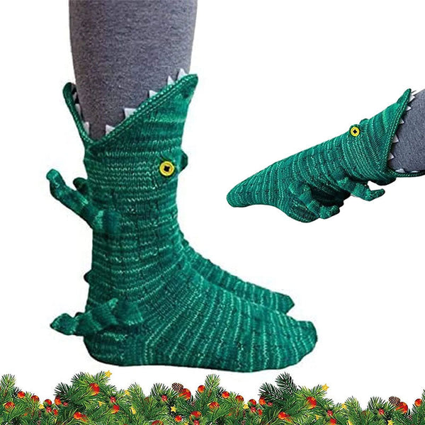 Knit Crocodile Socks - Nberd