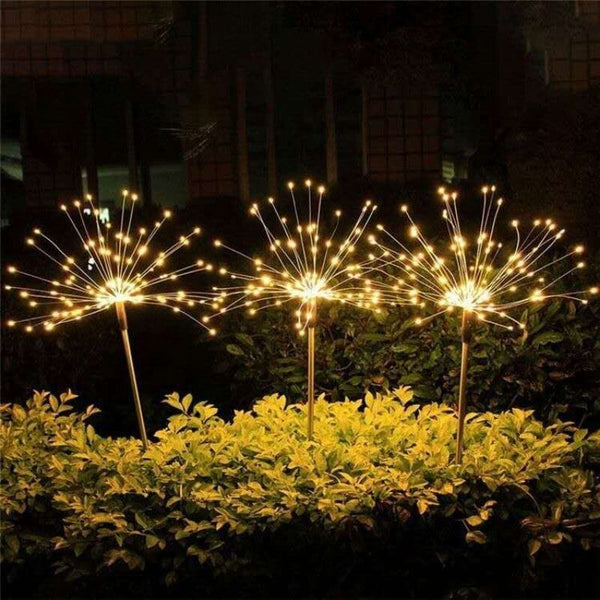 Waterproof Solar Garden Fireworks Lights - Nberd