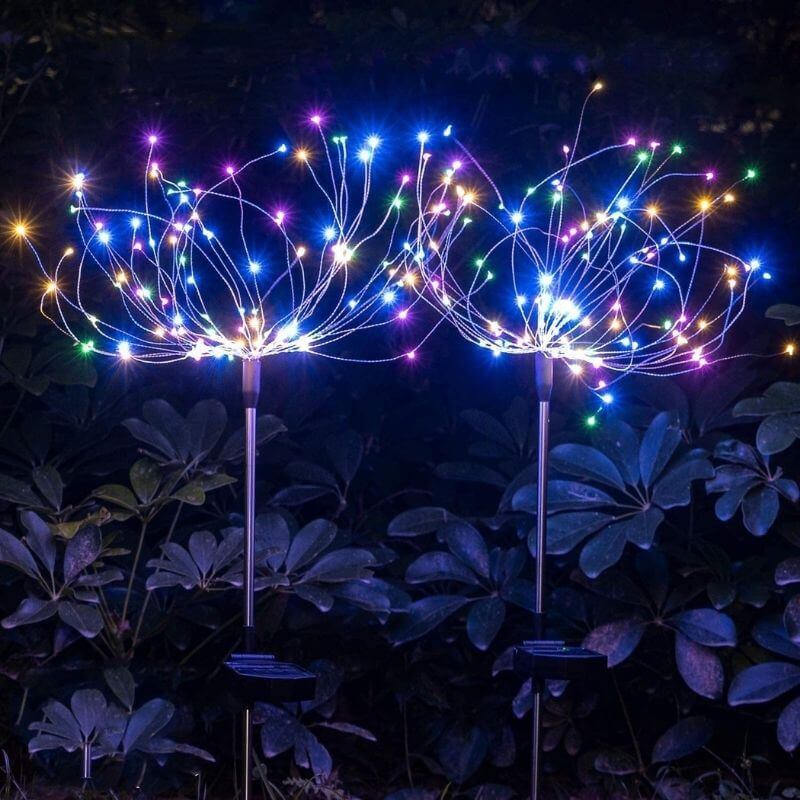Waterproof Solar Garden Fireworks Lights - Nberd