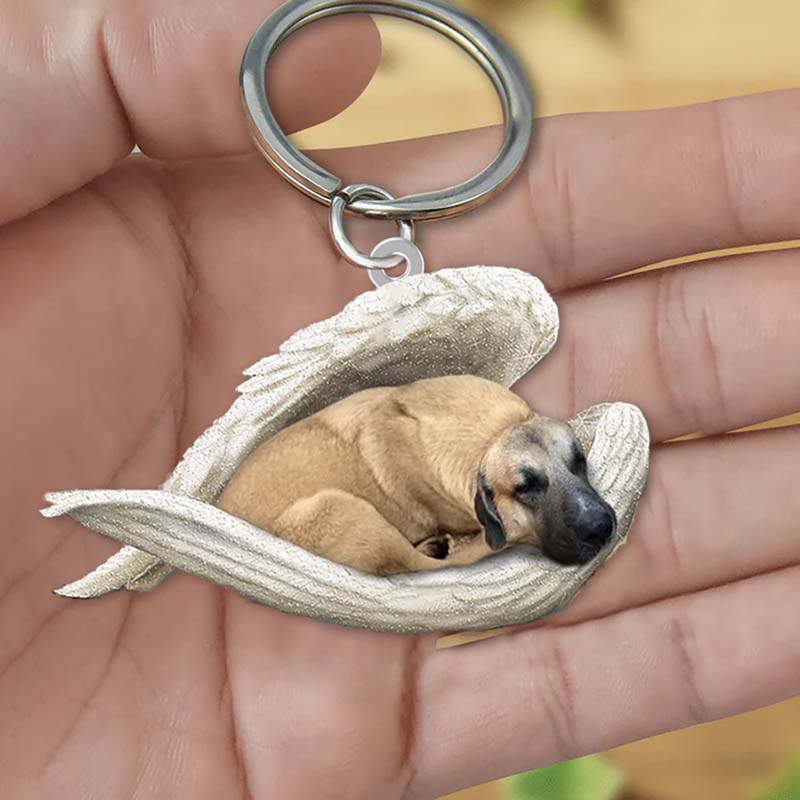 Sleeping Angel Acrylic Keychain Anatolian Shepherd Dog SA184 - Nberd